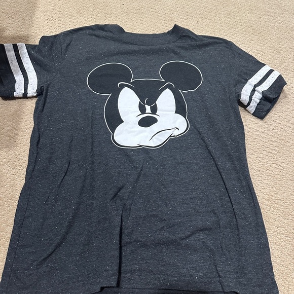 Disney | Tops | Grumpy Mickey Disney Mickey Mouse Adult Tshirt | Poshmark